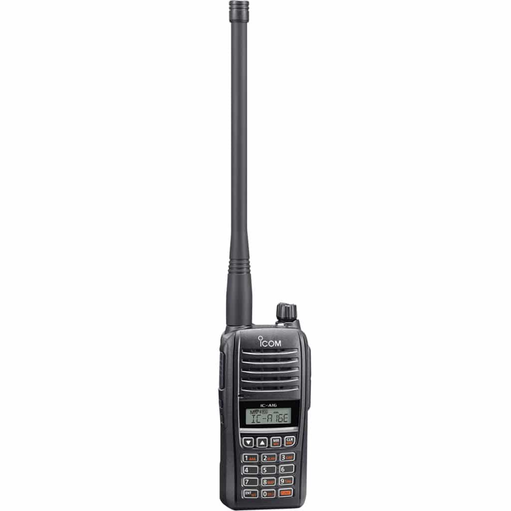 ICOM IC-A16E - HAND-HELD AIR BAND TRANSCEIVER